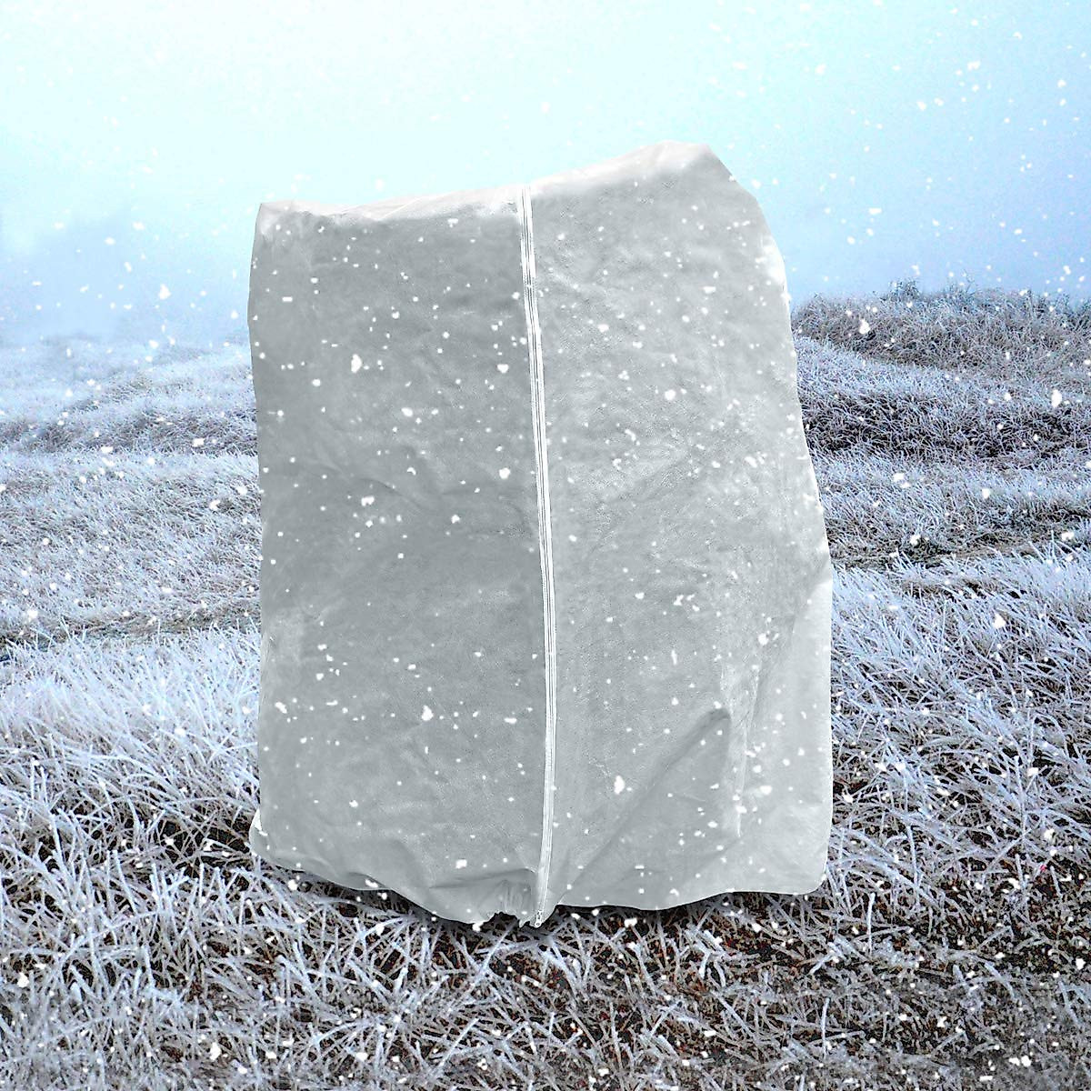 Gardaner Plant Covers Freeze Protection & Plant Frost Blanket - 2.5 oz/yd² 85 X 75 inch for Winter Cold Weather, Reusable Shrub Jacket Covers with Zipper & Drawstring