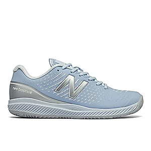 New Balance Women's 796 V2 Hard Court Tennis Shoe, Uv Glo/Silver, 5 Wide