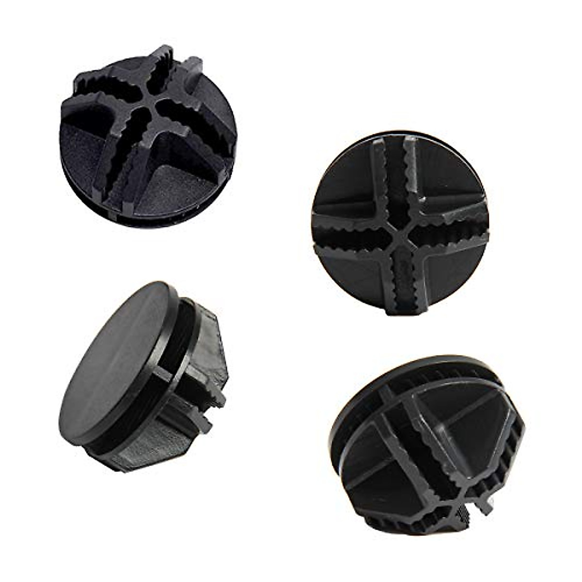 HAPY SHOP 40 Pcs Black Wire Grid Cube Plastic Connectors for Modular Closet Storage Organizer and Wire Grid Cube Storage Shelving