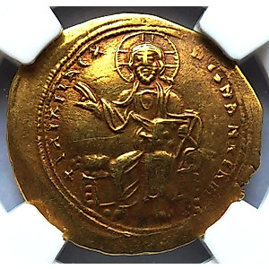 TR 1057-1059 AD Byzantine Empire, Medieval Gold Coin Authenticated and Graded Histamenon Nomisma Choice Extremely Fine NGC