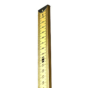 Double Sided Meter Stick - Hardwood Metric Meter Stick, Horizontal Reading & Protective Metal Ends - Eisco Labs