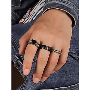 Christ Seals of Seven Archangels Prayer Protection Catholic Finger Ring, Religious Christian Saint Angels Amulet Polished Plain Band Christening Stainless Steel Talisman Ring for Women Men,Size 9