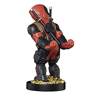 Exquisite Gaming Cable Guys - Marvel Deadpool Rear View Charging Phone and Controller Holder - Electronic Games , Red