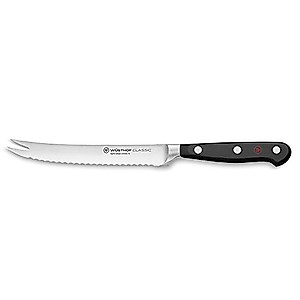 Wüsthof Classic 5" Tomato Knife, Black