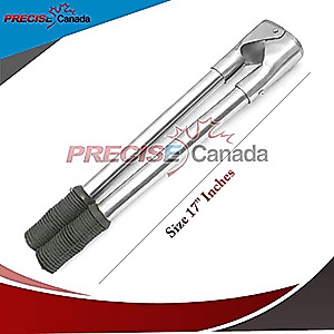 PRECISE CANADA Heavy Duty Dehorner Stainless Steel Handles with Rubber Grips and Cutting Blades - Length 17"