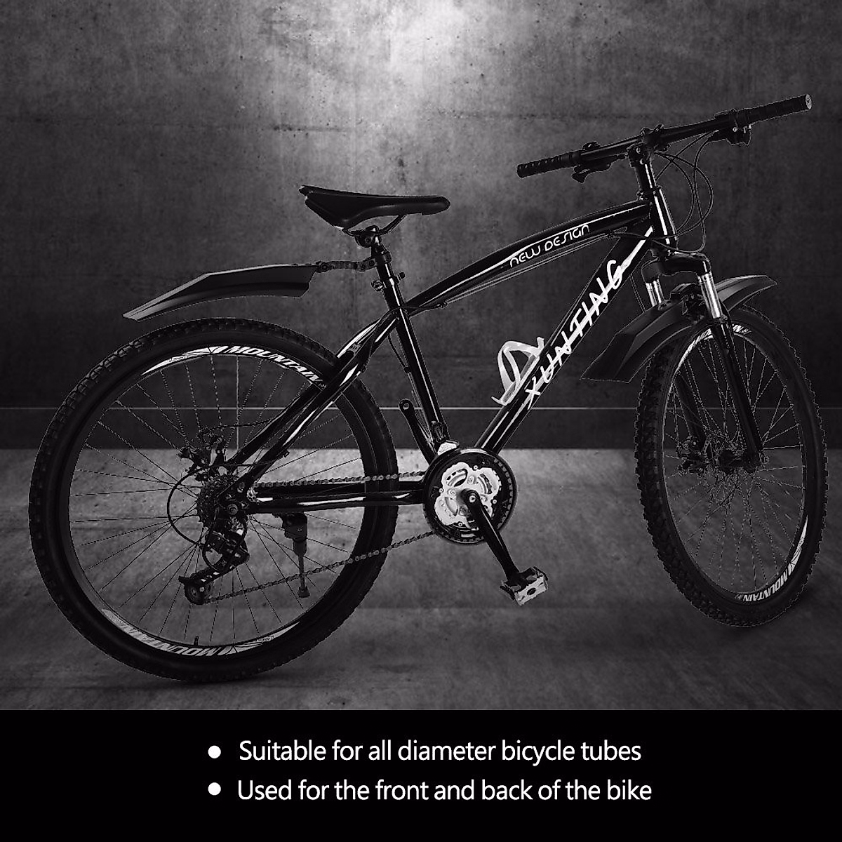 Mudguard, ycle Front Back Rear Tire Mud Guards Kit Quick Release Cycling s Set for Road Mountain BMX Black Red Power Rover Front Mud Fende Fat tire s