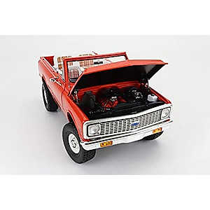 1972 Chevy K5 Blazer, Orange - Acme A1807711-1/18 Scale Diecast Model Car
