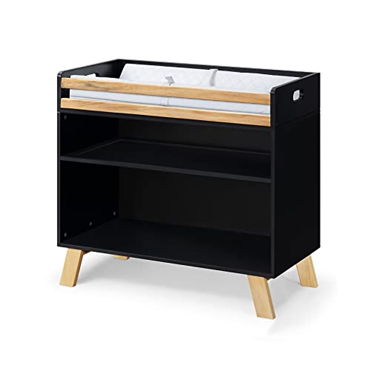 Suite Bebe Livia Changing Table in Black & Natural