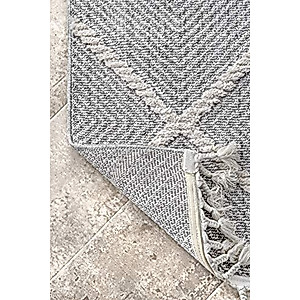 nuLOOM Deyton Diamond Area Rug, 3' x 5', Grey