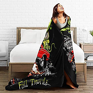 Rat Blanket Fin*k Throw Fleece Flannel Blanket for Living Room/Bedroom 80"x60"