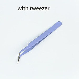 znvwki Transparent Dried Flower Bookmarks, Dried Flower Bookmark, Dried Flower Bookmarks Craft, DIY Bookmarks, Pressed Flower Bookmark Kit with Tweezers