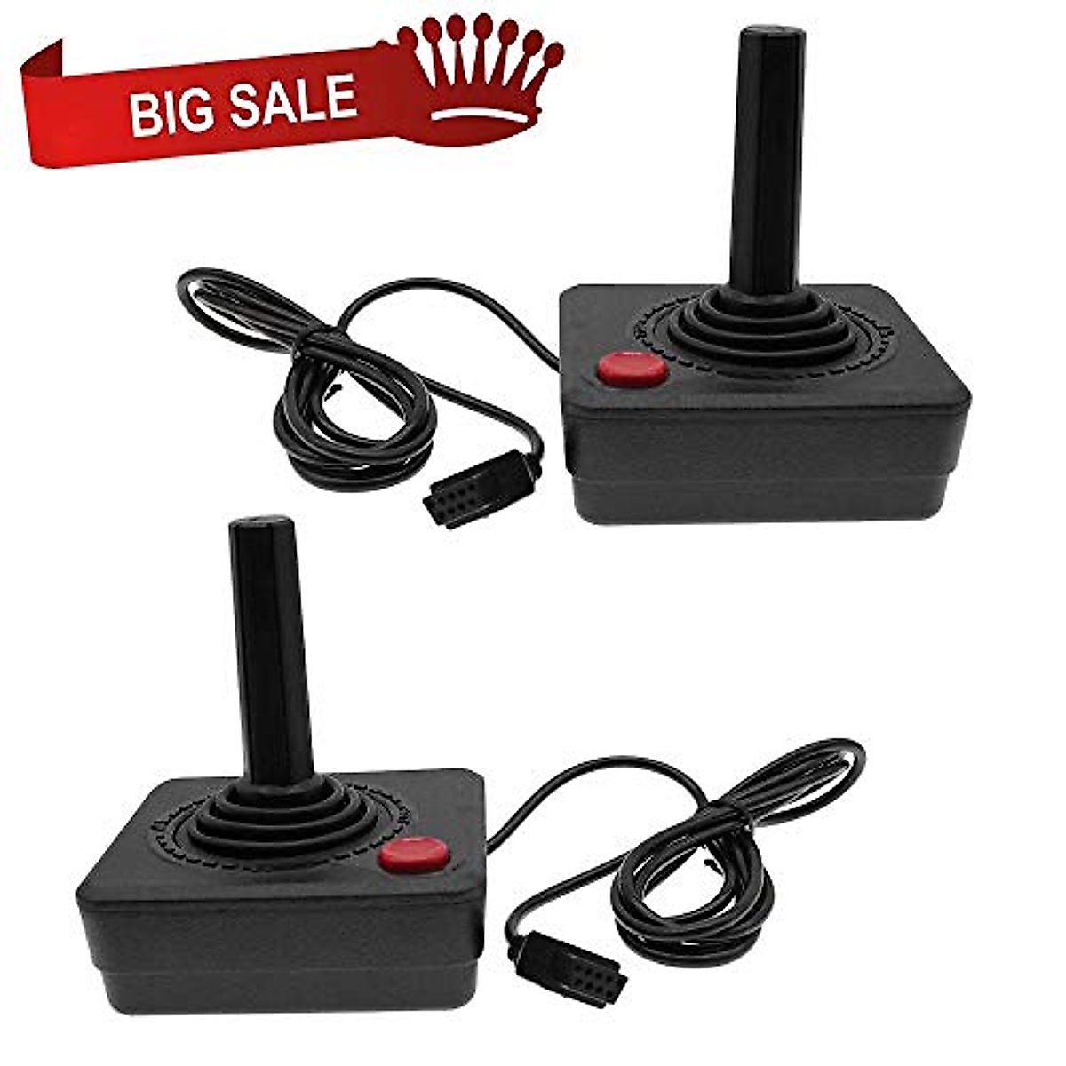 HonsCreat NEW for ATARI JOYSTICK CONTROLLERS Premium Joystick Controller Atari 2600
