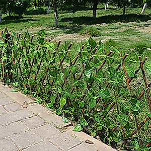 QILIN 70cm Artificial Garden Plant Fence UV Protected Privacy Screen Outdoor Indoor Use Garden Fence Backyard Home Decor Greenery Wall