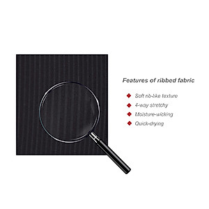 Yogipace Tall Women's High Waisted Extra Long Ribbed Yoga Leggings with Pockets, 31", Black, Size S