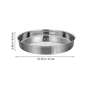 VORCOOL 1pc Boxes Rotating Spice Rack Rotating Storage Condiment Jar Toothbrush Holder Entryway Key Organizer Kitchen Seasoning Rack Round Stainless Steel Storage Utensils to Rotate