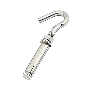 Yasorn M8 Open Cup Hook Screw Stainless Steel Expansion Heavy Duty Bolts Pack of 5