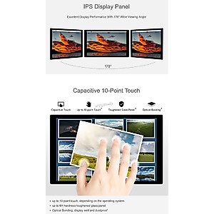 10.1inch IPS DSI Capacitive 1280×800 Touch Optical Display Panel Screen for Raspberry Pi 4B/3B+/3A+, CM3/3+/4 @XYGStudy (10.1inch DSI LCD (C))