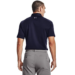 Under Armour Men's Tech Golf Polo , Midnight Navy (410)/Graphite, X-Large