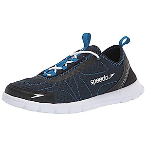 Speedo Mens Hybrid Watercross Water Shoe, Navy/White (8)