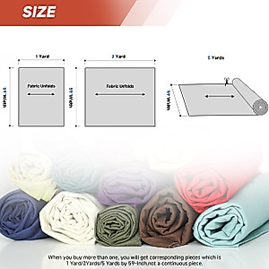 Simple&Opulence 100% Cotton Canvas Fabric 10oz. 59 Inch by The Yard, Nature Duck Fabric Textile Medium Weight for Painting, Sewing, Crafts, Embroidery, Bag, Handmade Home Decor(1 Yard, Black)