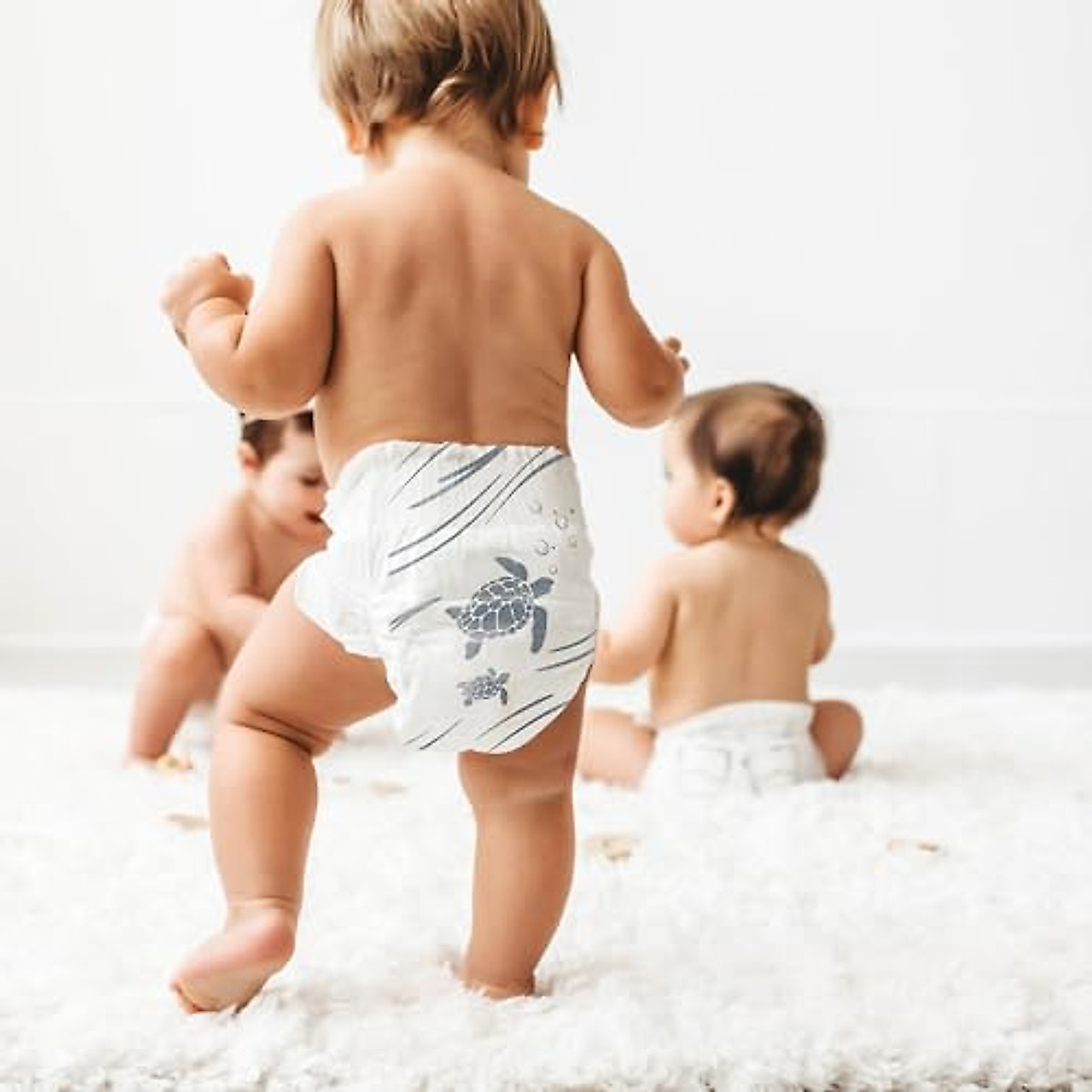 PARASOL Clear+Dry Disposable Diapers | RashShield Protection, Leakproof Design, Hypoallergenic Diaper Set | Size 5 (26+ lbs.) 48 Count