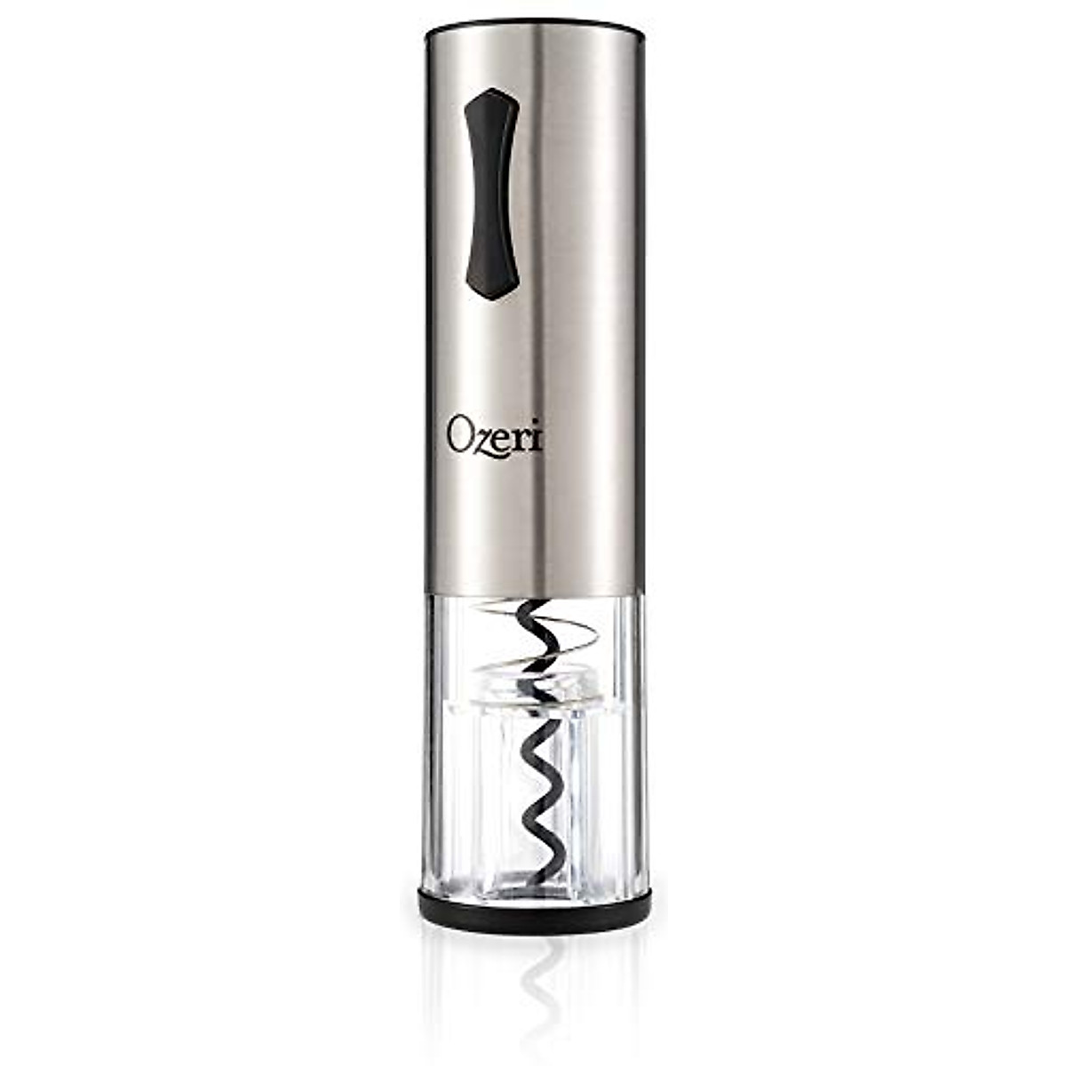 Ozeri Travel Series USB Rechargeable Electric Wine Bottle Opener, Stainless Steel