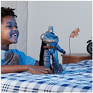 DC Comics, Battle Strike Batman 12-inch Action Figure, 5 Accessories, 20+ Sounds, Collectible Kids Toys for Boys and Girls Ages 3 and Up