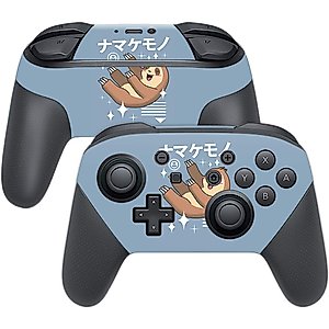 MightySkins Skin Compatible with Nintendo Switch Pro Controller - Sloth Kawaii | Protective, Durable, and Unique Vinyl Decal wrap Cover | Easy to Apply, Remove, and Change Styles | Made in The USA