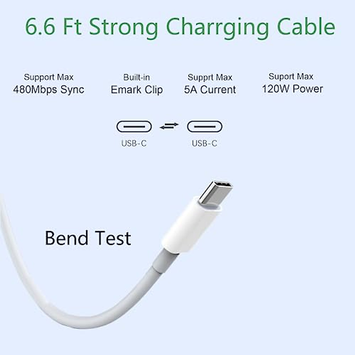 Liphontcta Mac Book Pro Charger 120W USB C Charger, Foldable Laptop Charger for MacBook Pro, Mac Book Air, Beauty Cleansing Brush Facial Scrub