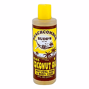 Hawaiian Beachcomber Budd's Pure Scented Coconut Oil 8 Ounce
