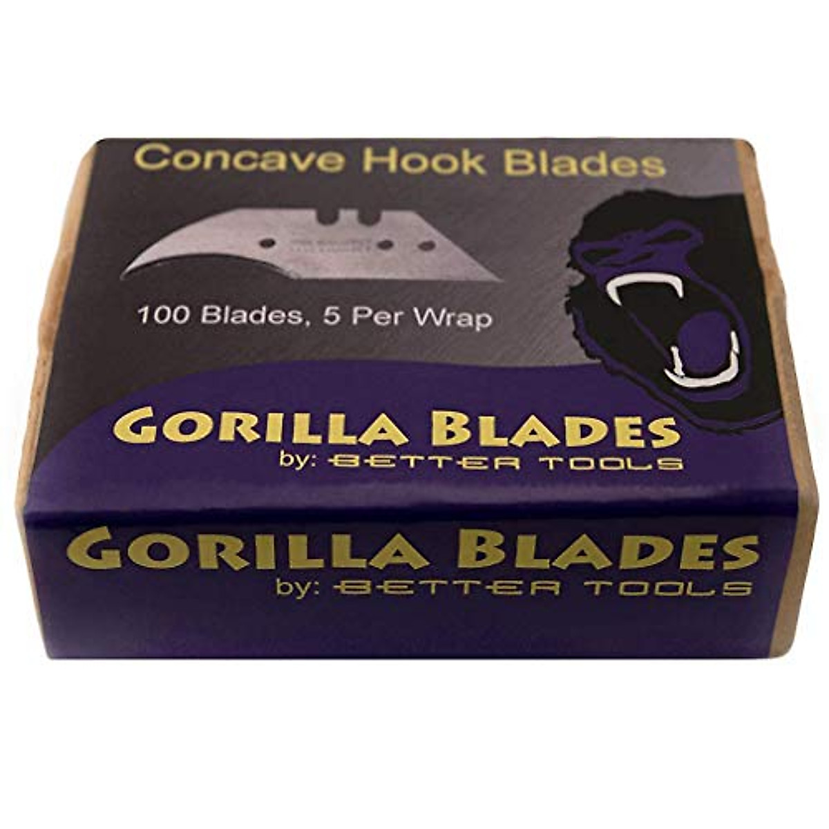 Better Tools - 2-Notch German Concave Hook Blade (100/box)