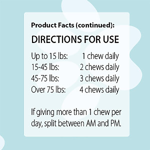 Wagsly Bones Hip & Joint Supplement for Dogs - Glucosamine, MSM, Green-Lipped Mussel - Arthritis Relief & Mobility Support - Vitamin C Immune Boost - Natural Duck Flavor - 60 Count