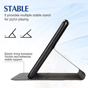 Pudazvi Case for Amazon Kindle Fire HD 8 Tablet Case,Fire HD 8 Plus Tablet Case(Fits Both 12th/10th Generation, 2022/2020 Release),Ultra Slim Multi-Angle Viewing Auto Wake/Sleep,Flower Grass 03