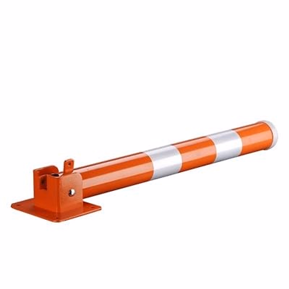 Foldable Parking Barrier Parking Lock, Heavy Duty Parking Bollard Lock Fold Down Barrier Security Parking Barrier with Padlock for Driveways Garage