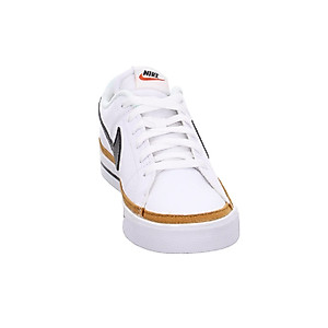 Nike Men's Training Gymnastics Shoe, White Black Desert Ochre Gum Light Brown, 11