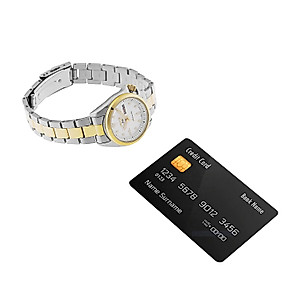 SEIKO 5 Sports White Dial Two-Tone Ladies Watch SRE004K1