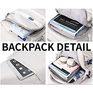 RRRWEI Backpack for Girls 15.6 Inch Laptop School Bag Kids Elementary College Backpacks Large Bookbags for Teen Girls (blue)