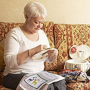 Stamped Cross Stitch Kits Counted Kit Cross-Stitching Pattern for Home Decor, 14CT Pre-Printed Fabric Embroidery Crafts Needlepoint Kit -Landscape Out of The Window 21.3"×14.6"