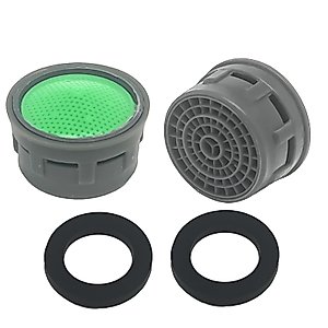10Set Faucet Cache Aerators with Washer, Sink Aerator Replacement Parts,Fit for 22mm/0.86in Internal and 24mm/0.94in External Thread Faucet Aerators