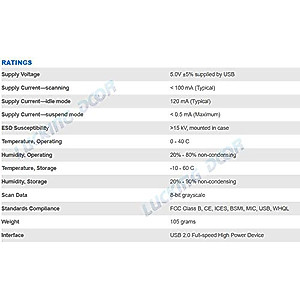100% USB Fingerprint Reader Digital Persona U.are.u 4500 Reader USB Biometric Fingerprint Scanner 70" Cable (5pcs)