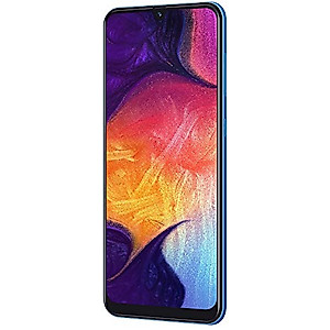SAMSUNG Galaxy A50 A505G 64GB Duos GSM Unlocked Phone w/Triple 25MP Camera - (International Version, No Warranty) - Blue