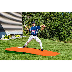 Portolite - 10" Full Length Practice Mound - Two-Piece - Practice Pitching Mounds - Clay
