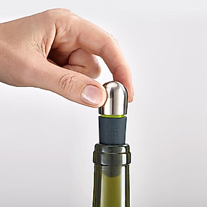 Joseph Joseph BarWise Twist-Lock Wine Stoppers, 2-Piece, Blue