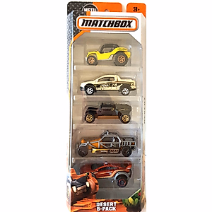 Matchbox 2016 Desert 5-pack