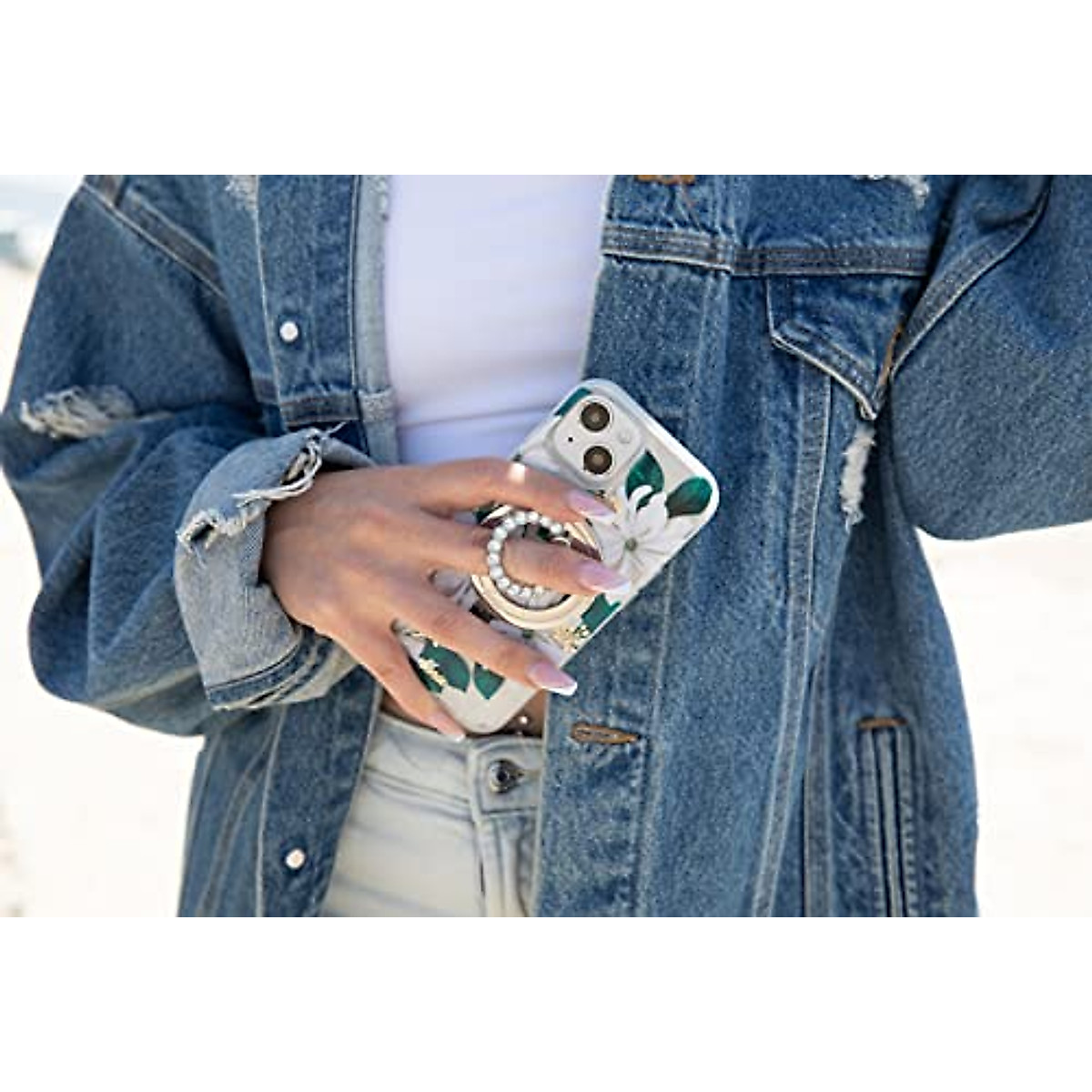 Sonix Floral Case for iPhone 13, Compatible with MagSafe [10ft Drop Tested] Delilah Flower