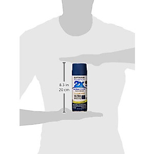 Rust-Oleum 331183 Painter's Touch 2X Ultra Cover Spray Paint, 12 oz, Ultra Matte Evening Navy