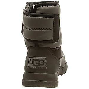 UGG K Toty Weather Snow Boot, Black/Charcoal, 13 US Unisex Little Kid
