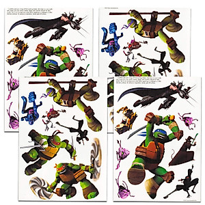 Teenage Mutant Ninja Turtles Decals Bundle ~ Over 25 Wall Stickers for Boys Kids Toddlers (TMNT Room Decor)
