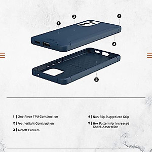 URBAN ARMOR GEAR UAG Designed for Samsung Galaxy A53 5G (SM-A536) Case [6.5-inch Screen] Scout Rugged Sleek Shockproof Lightweight Military Drop Tested Protective Cover, Mallard
