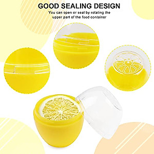 Fruit and Vegetable Storage Containers for Fridge 4 Piece Set, Onion, Lemon, Tomato and Avocado Saver / Holder / Keeper